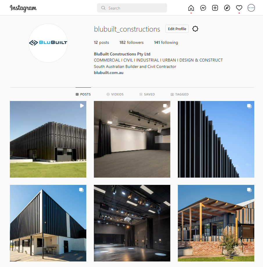 BluBuilt are now on Instagram! - BluBuilt Constructions